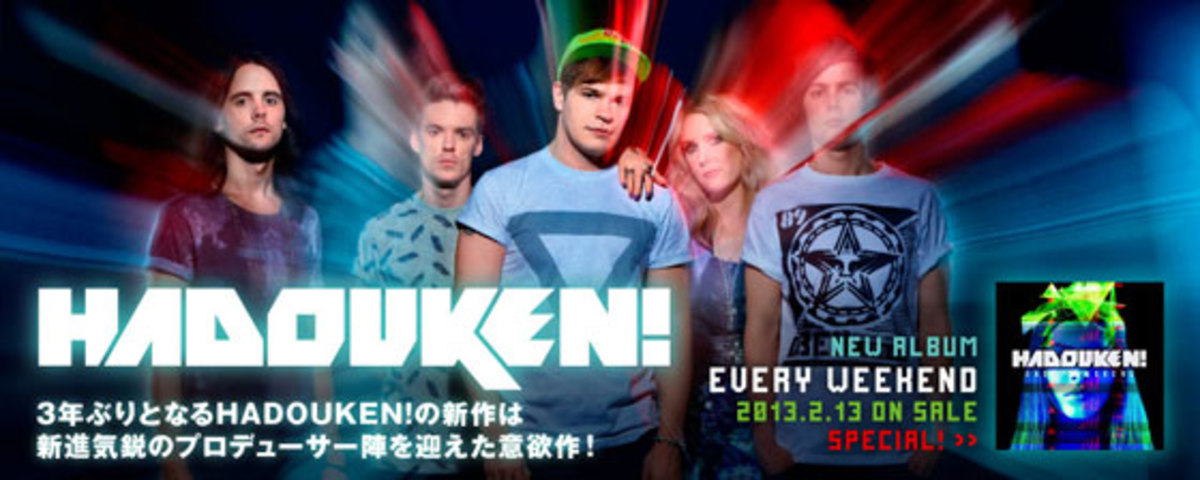 エレクトロ・ダンス・ロックの革命児、HADOUKEN!最新インタビュー掲載！明日リリースの3年ぶりとなる新作『Every Weekend』特設 ...