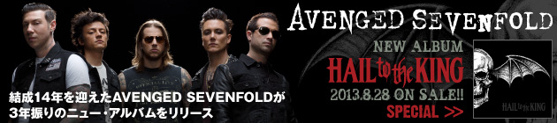 AVENGED SEVENFOLD 『Hail To The King』特集！！ | 激ロック ラウドロック・ポータル